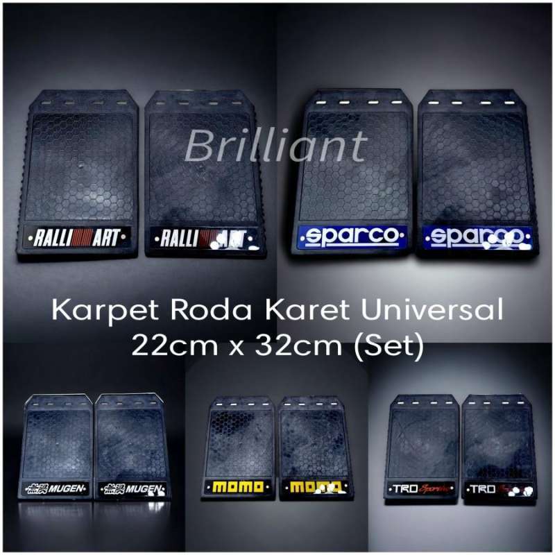 Promo Karpet Kepet Roda Penahan Lumpur Universal Karet - Set 2pc ...
