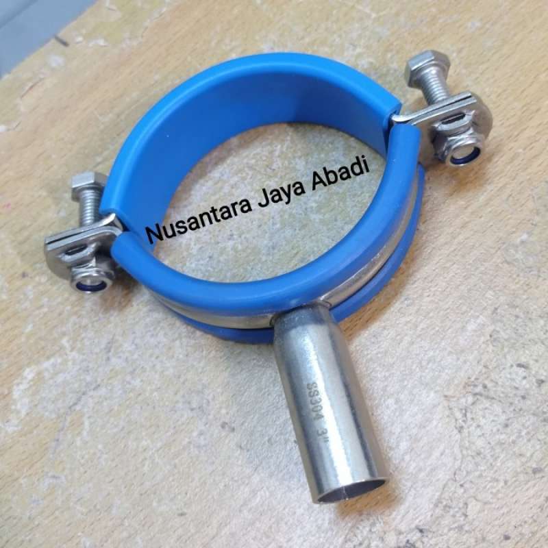 Jual Clamp Pipa Holder Sanitary SS 304 3 inchi - Clamp Support Hanger ...