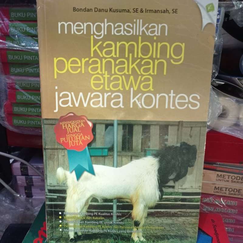 Promo Buku Menghasilkan Kambing Peranakan Etawa Jawara Kontes Diskon 23 ...