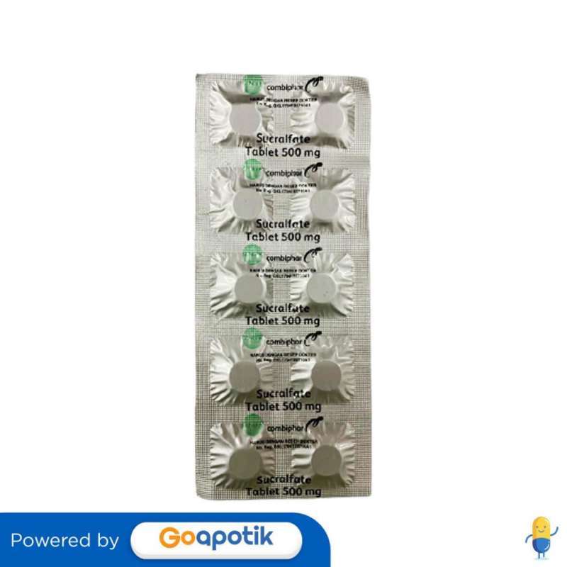 Jual SUCRALFATE COMBIPHAR 500 MG STRIP 10 TABLET di Seller Apotek ...