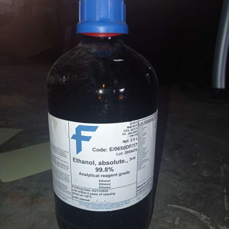 Promo Ethanol 100% / Ethanol Absolute / Alcohol 100% For Analysis Ecer ...