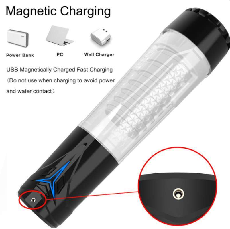 Promo Vakum Pompa Terapi Pembesar Pen Alat Vital Pria Elektrik Pump ...