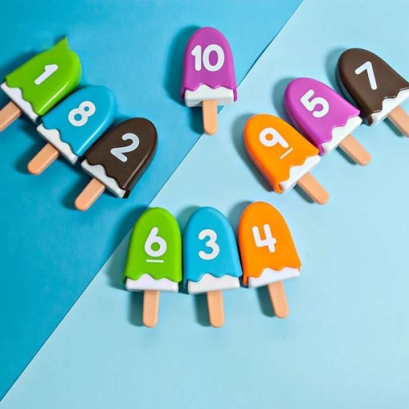 Promo Learning Number Ice Cream 1-10 / belajar berhitung Diskon 23% di ...