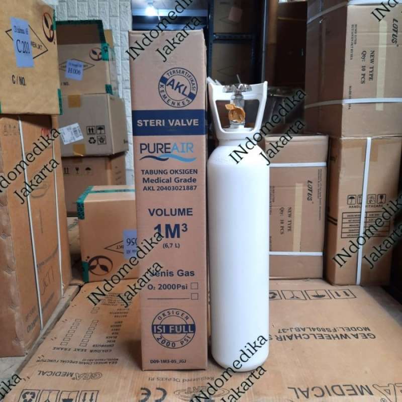 Promo Tabung Oksigen 1M3 Isi Full - Tabung Medis 1M3 - Tabung Oxygen 1 ...