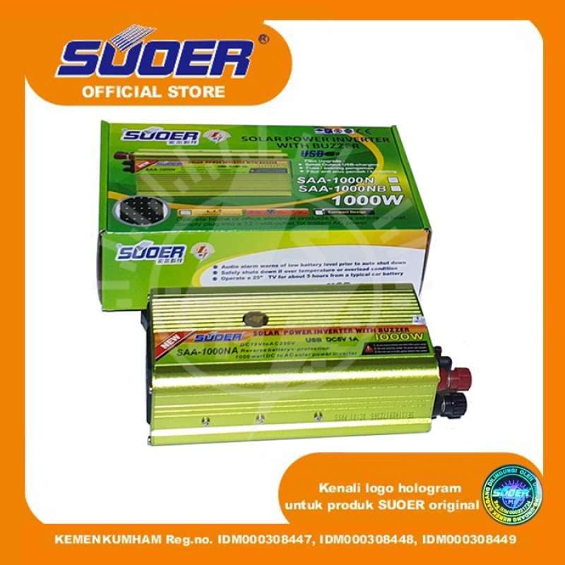 Promo Power Inverter 1000 Watt 12 volt ( 1000w 12 v ) Saa 1000 Diskon ...