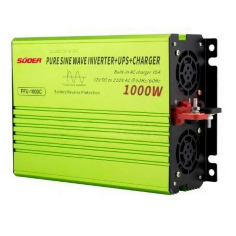 Promo Inverter Pure Sine Wave 1000 Watt + Charger 12V FFU-1000C SUOER 1000W Diskon 17% di Seller ...
