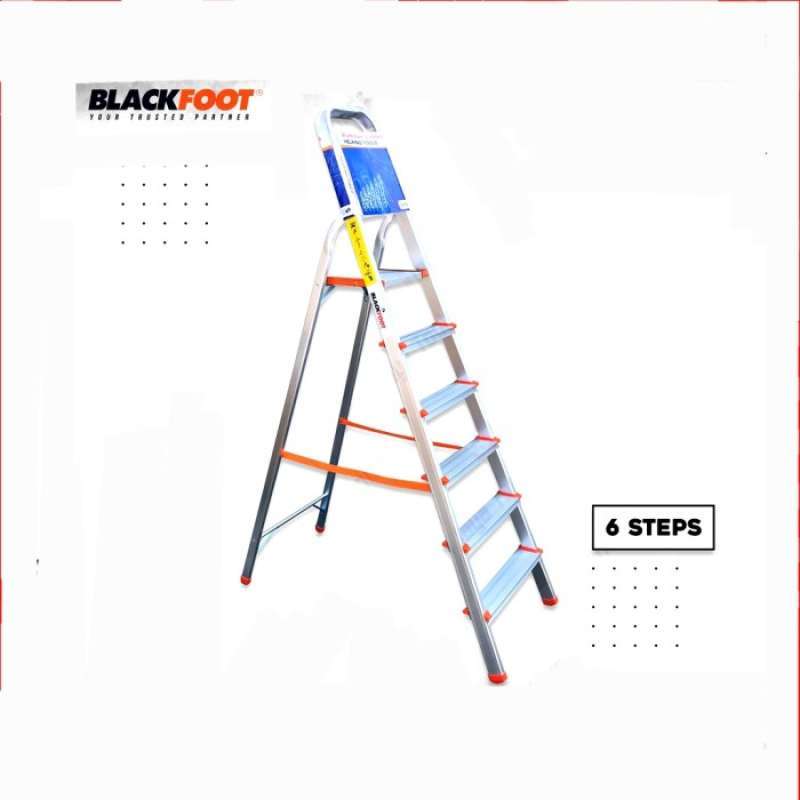 Promo Tangga Alumunium 6s 6 Step - Tangga Lipat Rumah Ladder Blackfoot ...