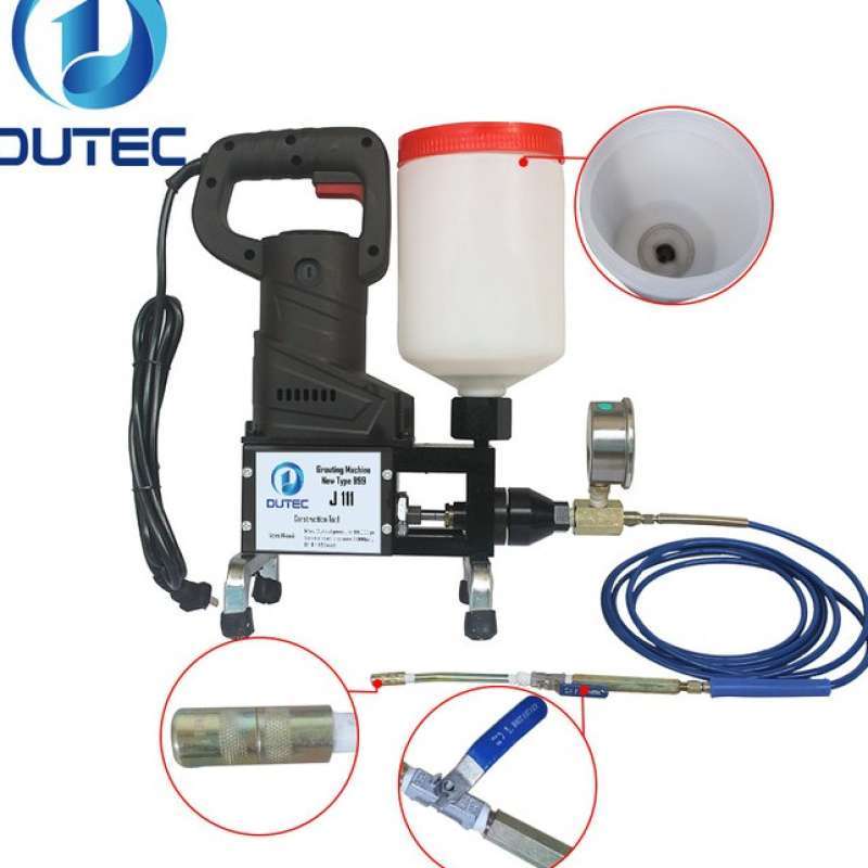Jual Dutec Mesin Injeksi Pu, Epoxy Alat Injeksi Beton Grouting Machine ...