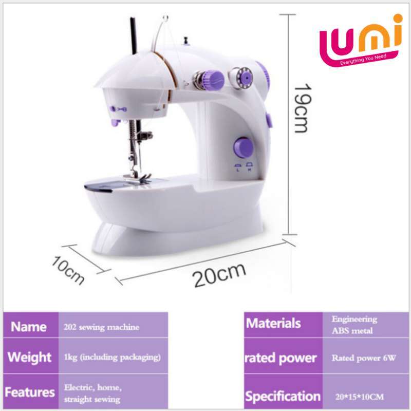 Jual Mesin Jahit Mini Sewing Machine Portable Multifungsi Efisien ...