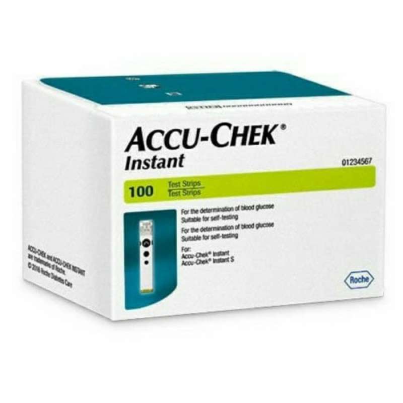 Promo Accu-chek Instant Strip Isi 100 Pcs Diskon 17% Di Seller Mahanani ...