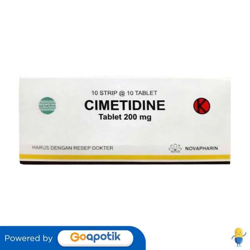Jual Cimetidine Novapharin 200 Mg Box 100 Tablet Di Seller Apotek Soya ...