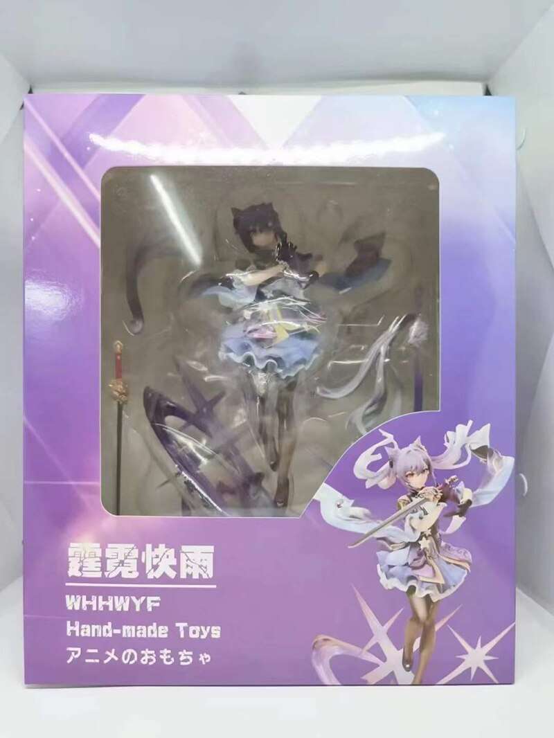 Promo 27cm Genshin Impact Keqing Anime Figure Genshin Impact Raiden ...