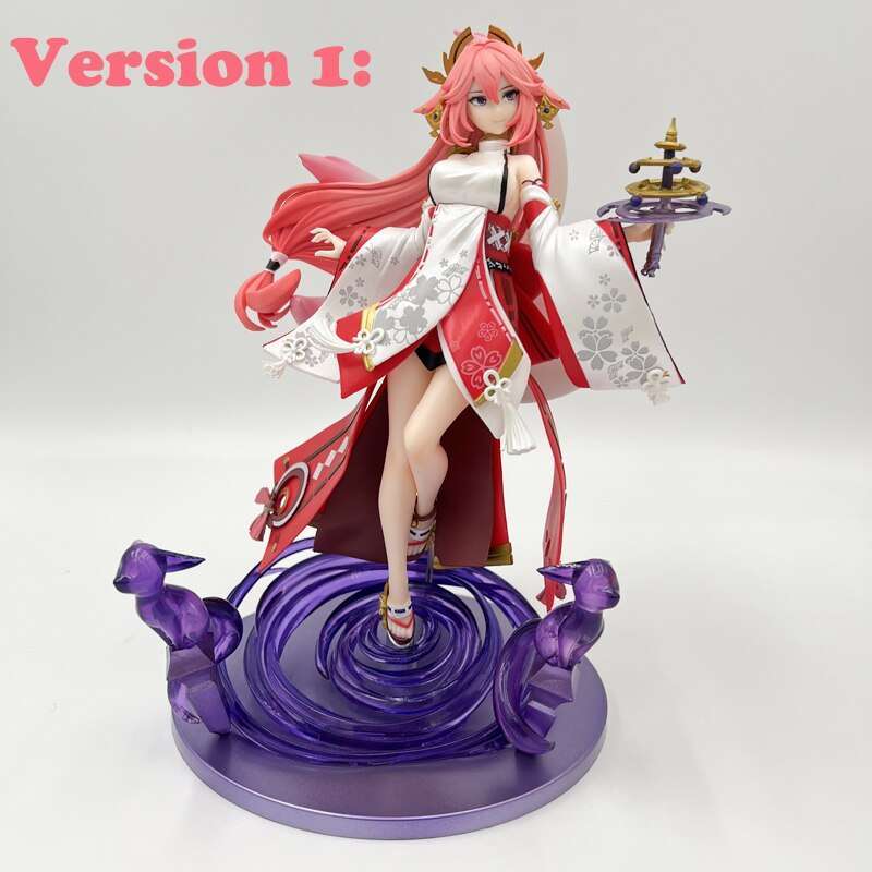 Promo 24cm Genshin Impact Yae Miko Anime Girl Figure Yae Miko Sexy 5543