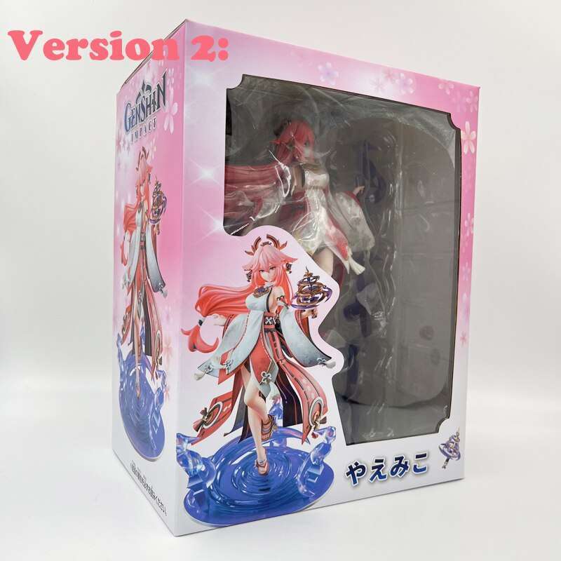 Promo 24cm Genshin Impact Yae Miko Anime Girl Figure Yae Miko Sexy ...