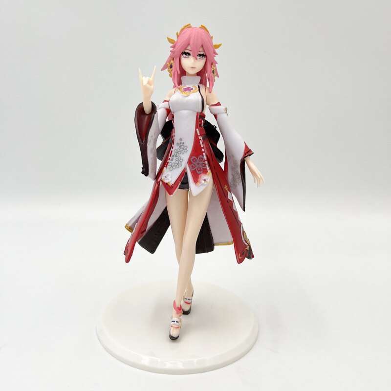Promo Cm Genshin Impact Yae Miko Anime Girl Figure Yae Miko Sexy Action Figure Qiqi Xiao Hu