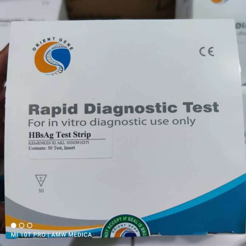 Promo Orient Gene Hbsag Strip / Tes Hepatitis B Isi 50strip Diskon 11% ...