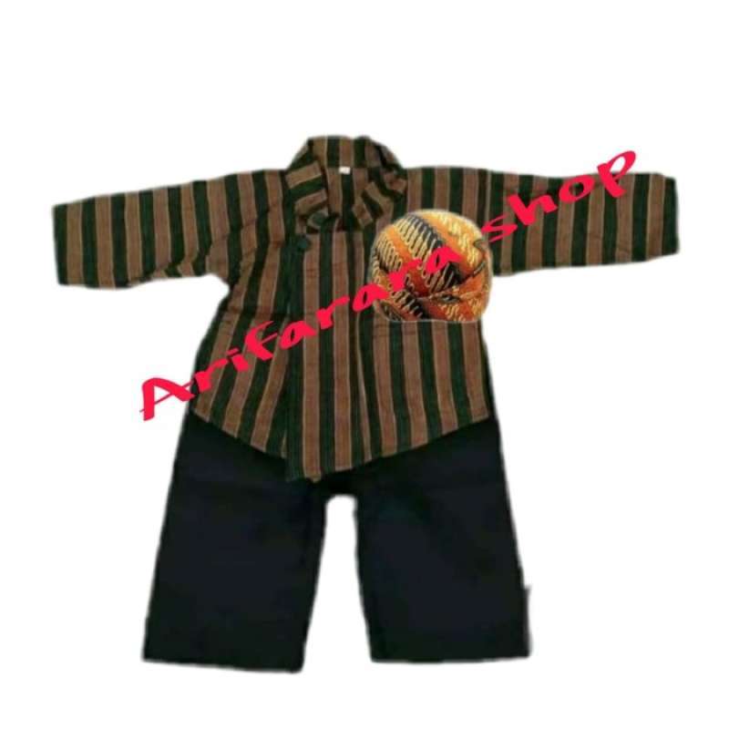 Jual Baju Adat Jawa / Baju Sorjan Anak Komplit Di Seller Laris Plaza ...