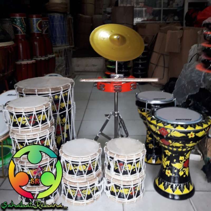 Promo Alat Musik Marawis Batik Lengkap 12 Alat Diskon 23% Di Seller ...