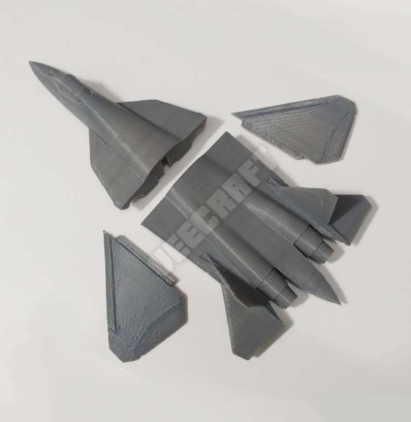 Promo 3D Print Miniatur Pesawat SU-57 Felon, PLA Scala 1:72, Part Model ...