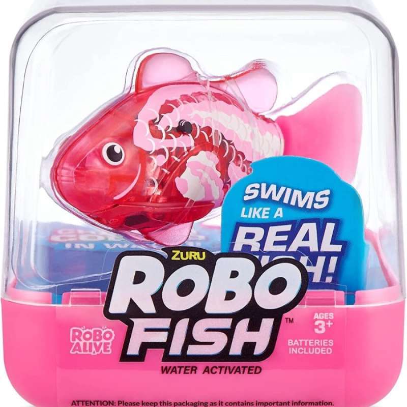Promo Zuru Robo Alive Robo Fish S2 Color Chnage Robotic Fish Water ...