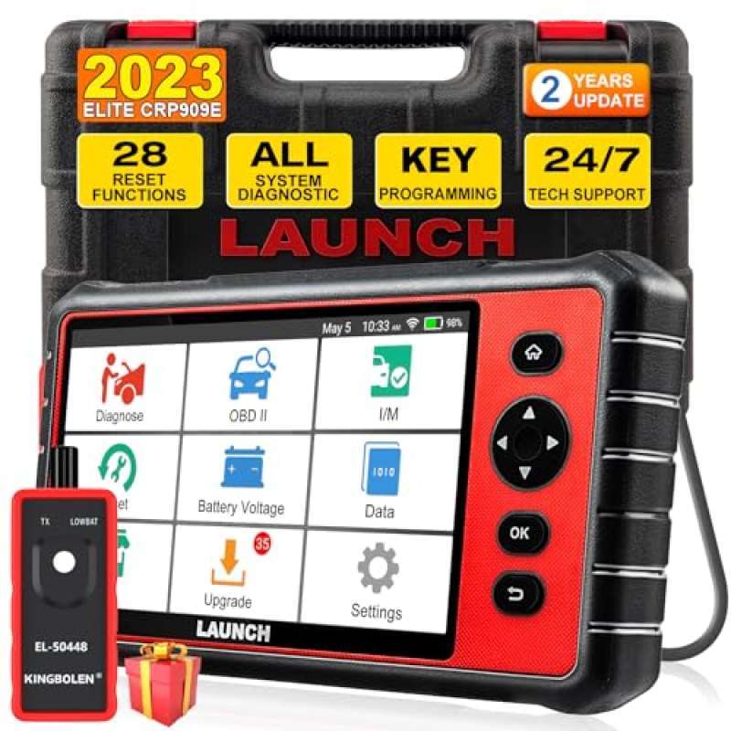 Jual LAUNCH CRP909E Elite Full System OBD2 Scanner,2023 OE-Level Car ...