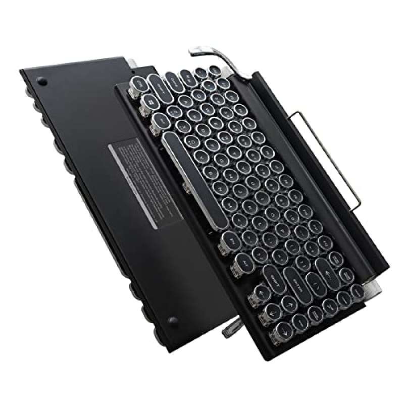 Jual Vintage Typewriter Keyboard Bluetooth5.0 LED Backlit Retro ...