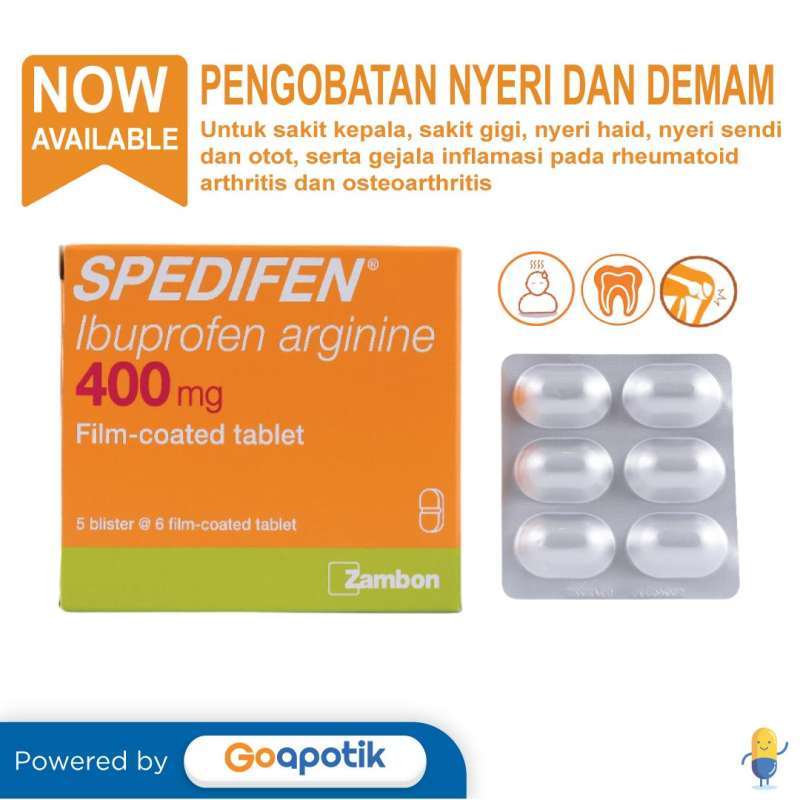 Jual Spedifen 400 Mg Box 30 Tablet Di Seller Apotek Potenza - Selong ...