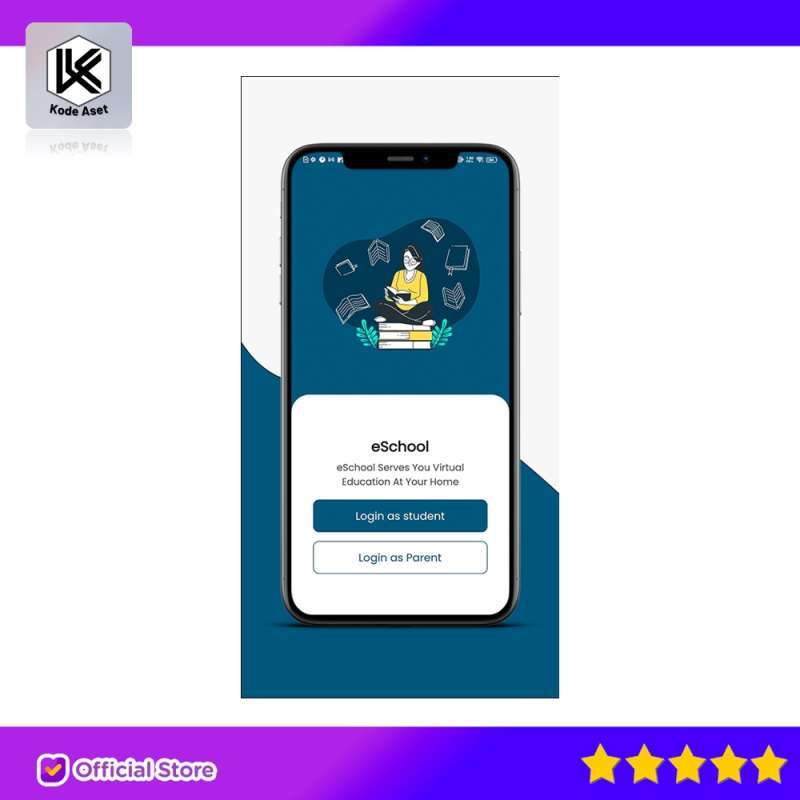 Promo Source Code Aplikasi Eschool - Virtual School Management System Flutter App With Laravel ...