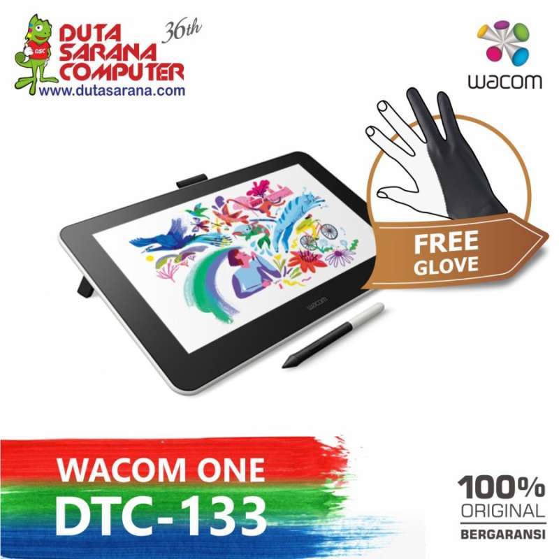 Jual Wacom One Cintiq 13/DTC133W0C Drawing Pad Pen Tablet di Seller ...