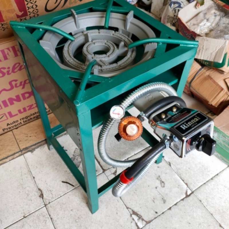 Promo Jompor Gas api besar/api seribu RINNAI 1set lengkap + tungku ...