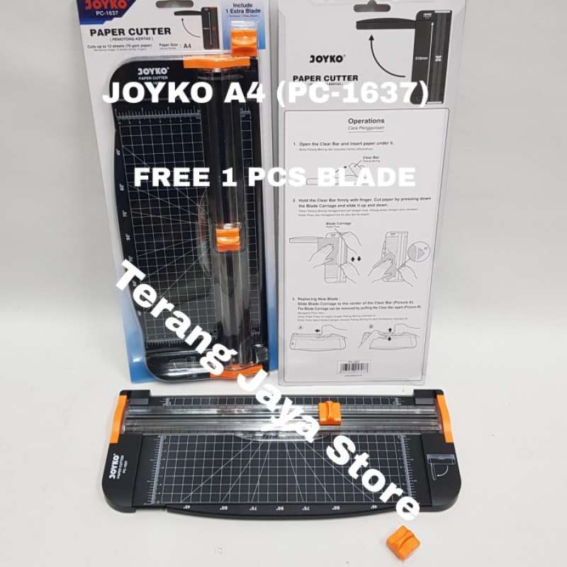 Promo Alat Pemotong Kertas Joyko Pc1637 Rotary Paper Trimmer Joyko Pc