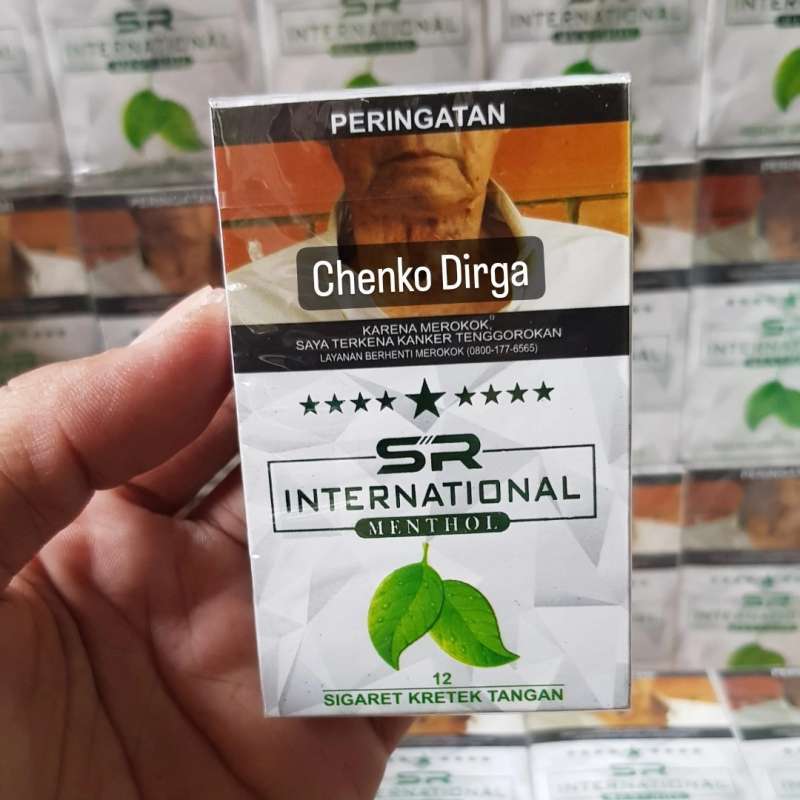 Promo Rokok SR International Menthol ( SLOP / 10 Bungkus / 12 Batang ...