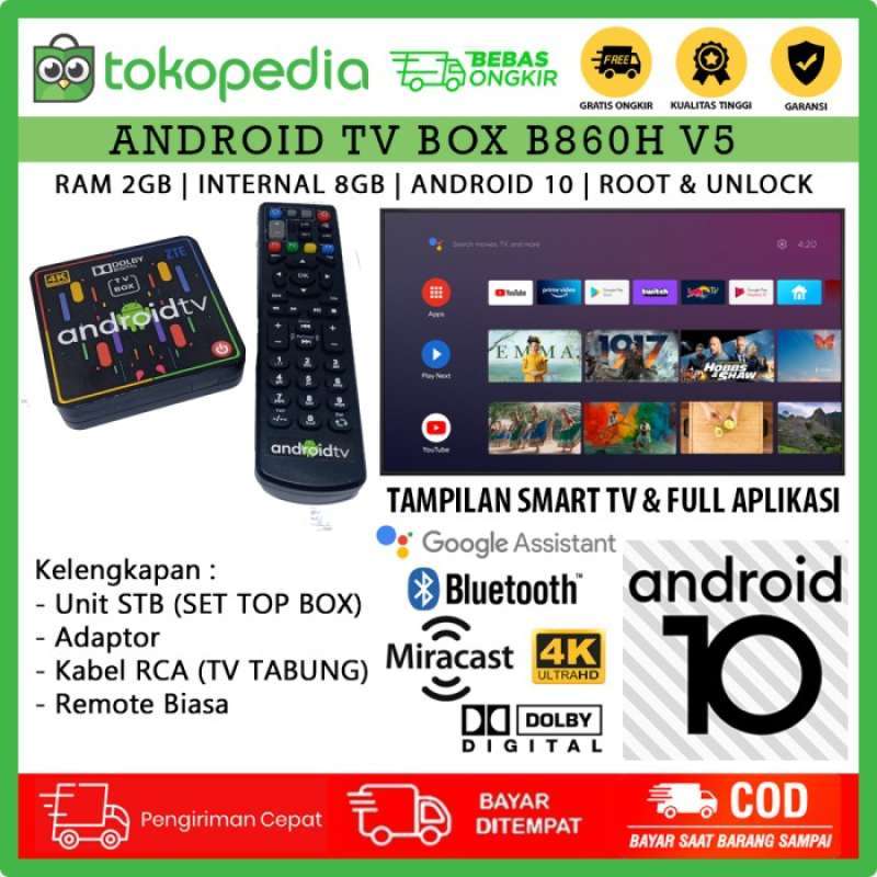 Jual Android Tv Box B860h V5 / 2gb/8gb / Root Unlock / Remote Biasa ...