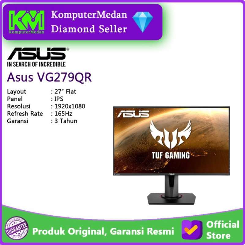 Jual Monitor LED ASUS TUF Gaming VG279QR Gaming Monitor 27 Inch di ...