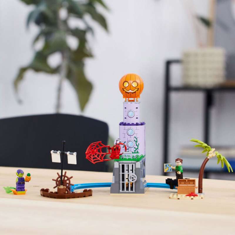 Promo LEGO 10790 Spidey Amazing Friends Green Goblin Lighthouse Diskon ...