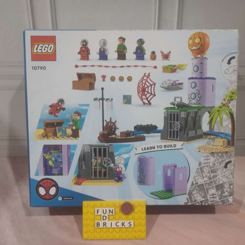 Promo LEGO 10790 Spidey Amazing Friends Green Goblin Lighthouse Diskon ...