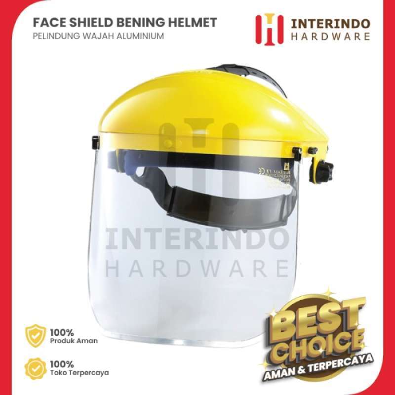 Promo Faceshield Helmet APD Medis Gosave Tebal Frame Aluminium Diskon ...