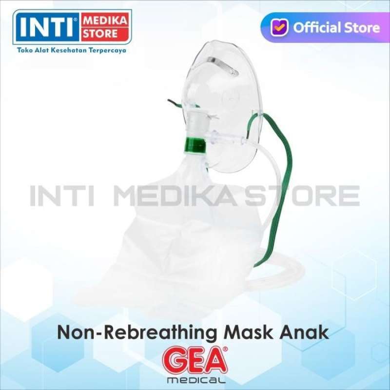 Promo Ready Stok Gea - Masker Oksigen Non Rebreathing Mask | Masker Nrm ...
