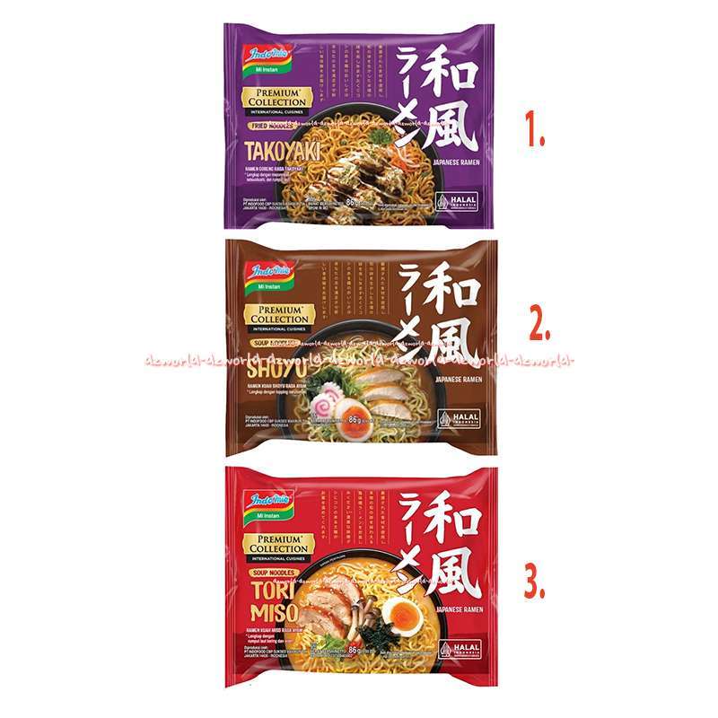Jual Indomie Takoyaki Shuyu Tori Miso 68gr Premium Collection Japanese ...