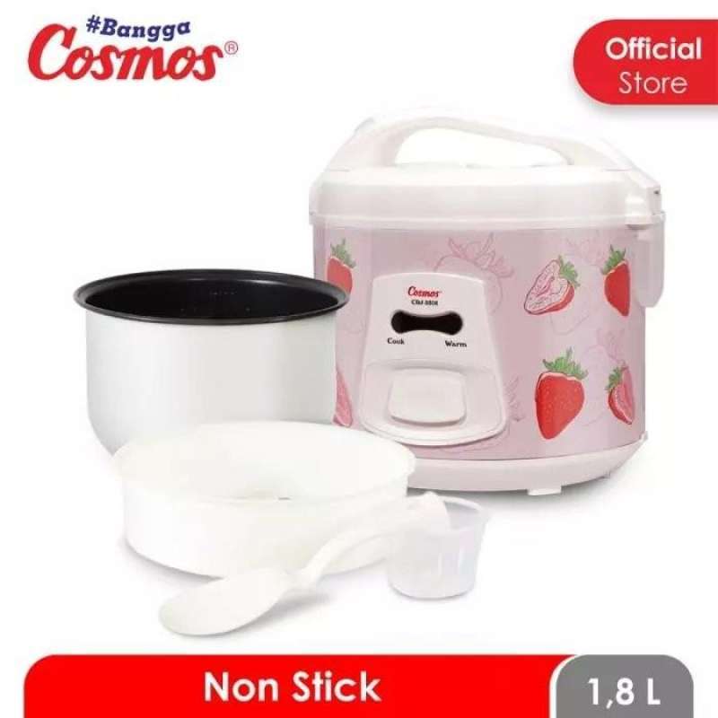 Jual Cosmos Crj3302s Rice Cooker Non Stick Kapasitas 1.8 Liter ...