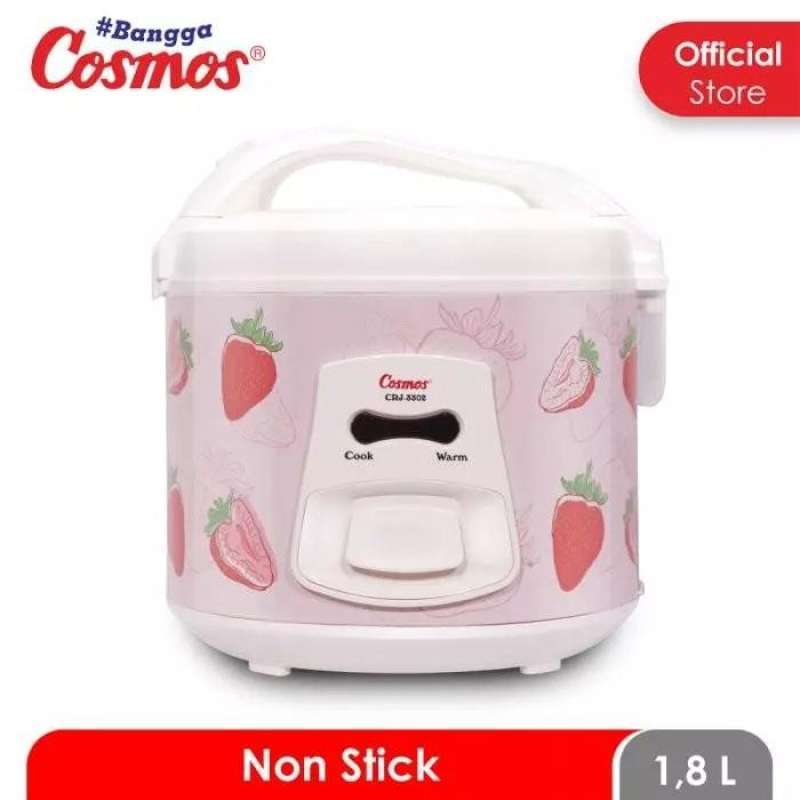 Jual Cosmos Crj3302s Rice Cooker Non Stick Kapasitas 1.8 Liter ...