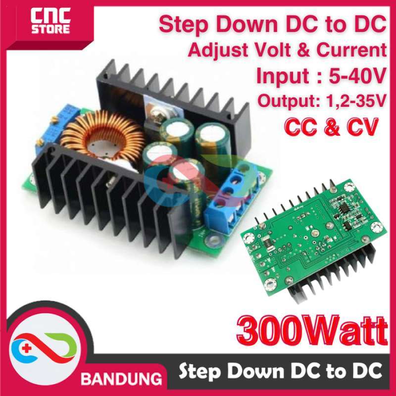 Jual Dc Dc 9a 300w Step Down Cc Cv Buck Converter 5 40v To 1 2 35v