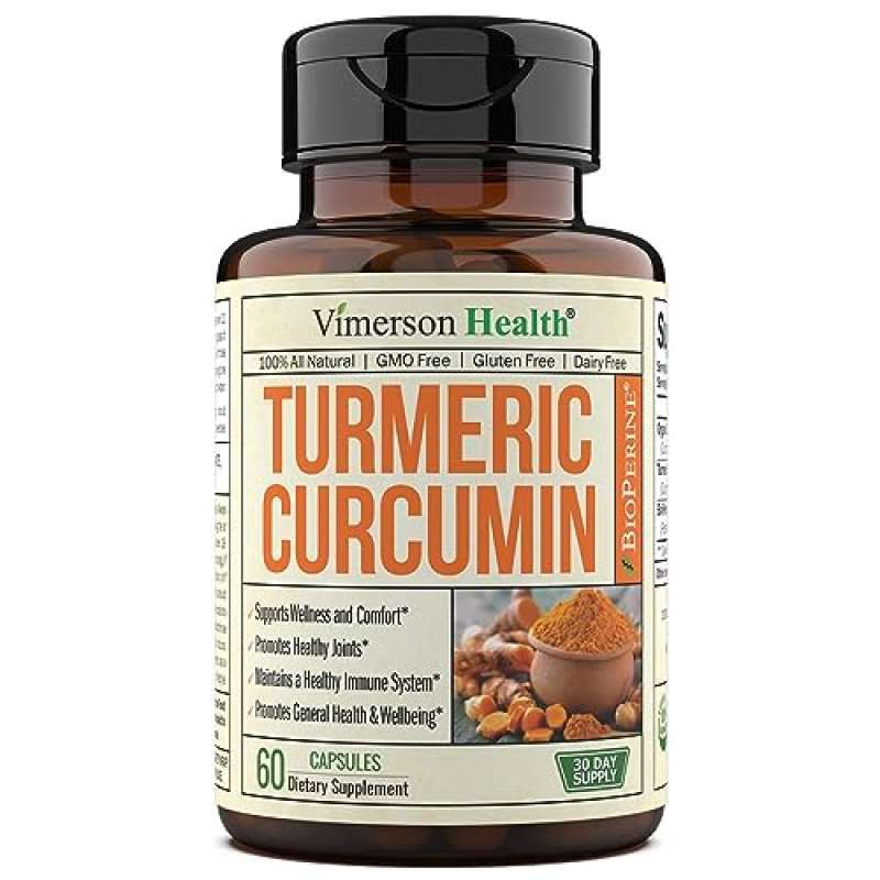 Promo Turmeric Curcumin & Black Pepper Extract. High Absorption Joint ...