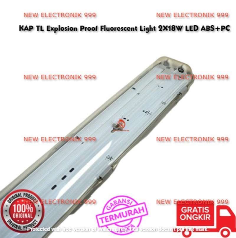 Jual Kap Lampu Tl Led Explosion Proof Fluorescent Light 2x18w Led Abs+pc Di Seller Tuskar ...