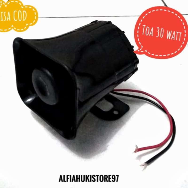 Jual HORN SPEAKER TOA MINI 12V 30W // RAKITAN TOA MINI PNP GARANSI TOKO ...