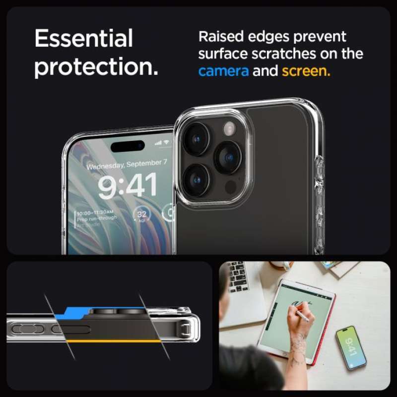 Promo Case iPhone 15 Pro Max Plus Spigen Ultra Hybrid Anticrack Casing ...