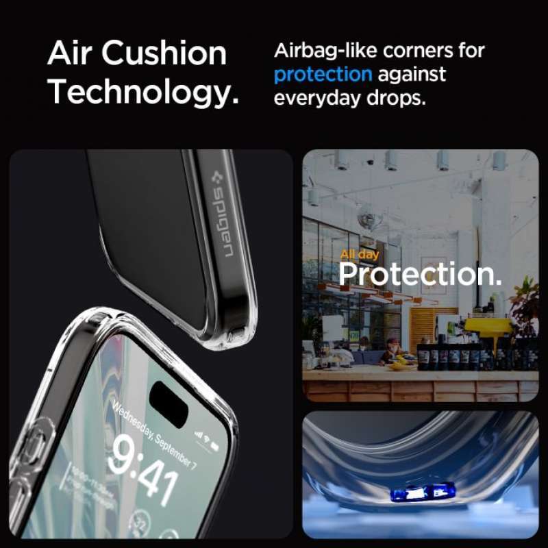 Promo Case iPhone 15 Pro Max Plus Spigen Ultra Hybrid Anticrack Casing ...