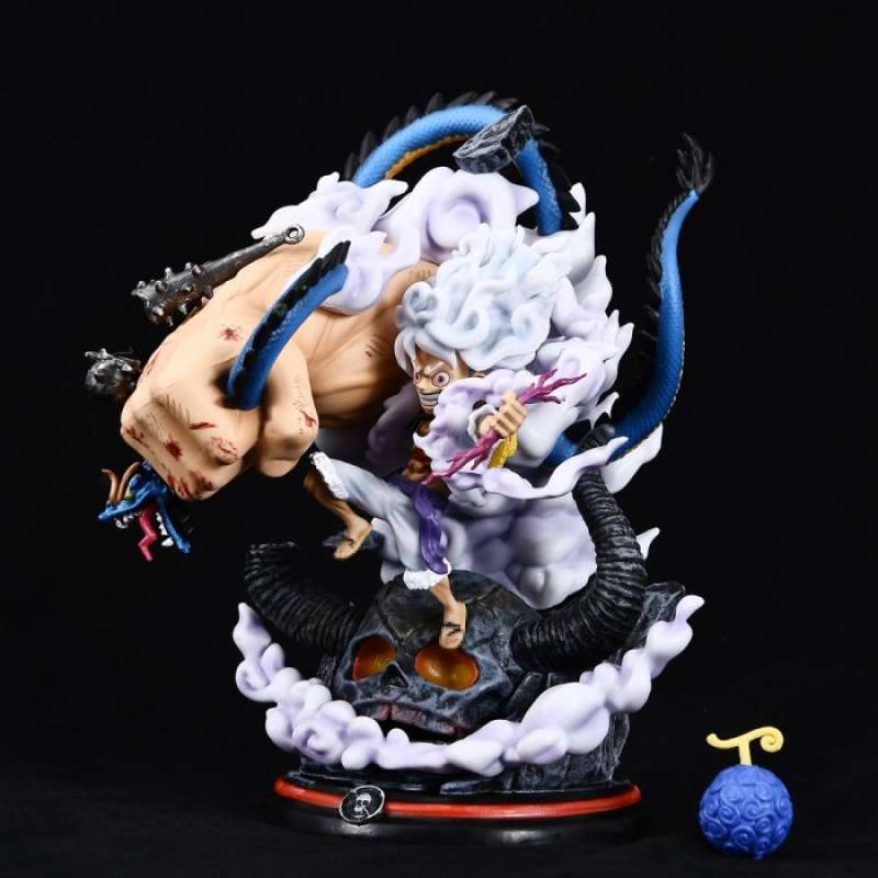 Promo ACTION FIGURE LUFFY GEAR 5 SUN GOD NIKA JOY BOY VS DRAGON BLUE ...
