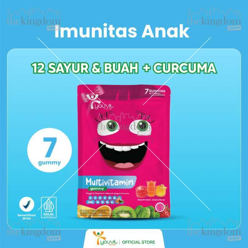 Promo Youvit Multivitamin Gummy 7 Days Kids Vitamin Anak Superberries ...