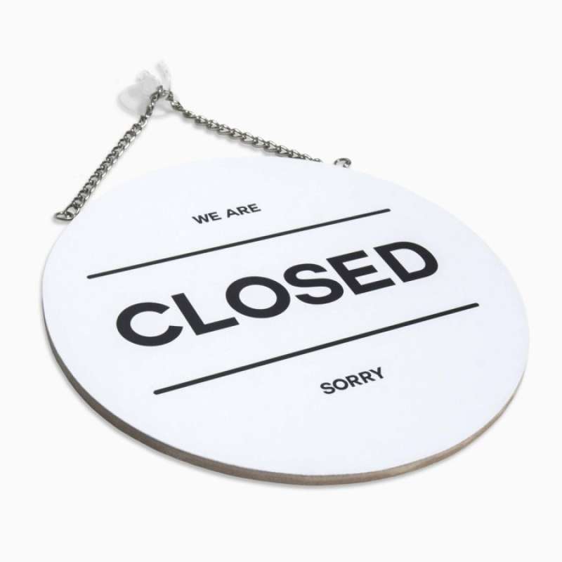 Promo Papan Tanda Open Close - Sign Cafe - Ssocp06 Diskon 24% Di Seller ...